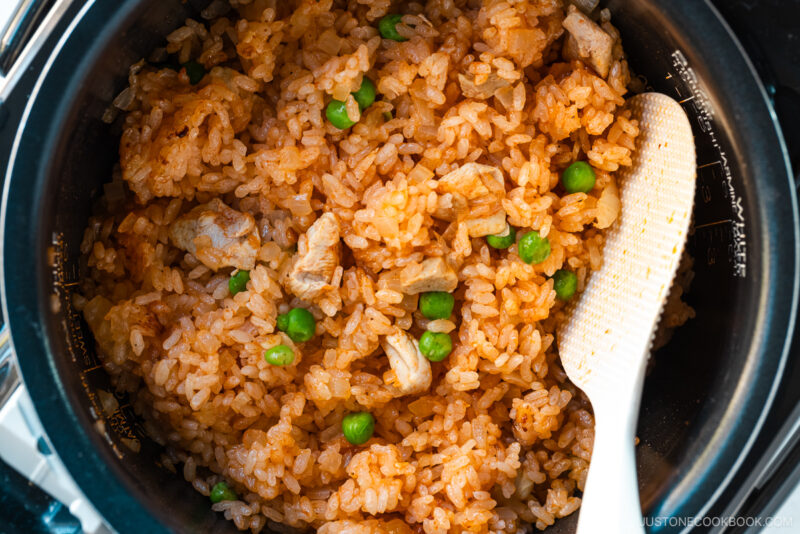 Rice Cooker Ketchup Rice ケチャップライス • Just One Cookbook