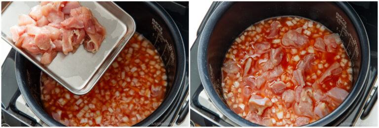 Rice Cooker Ketchup Rice ケチャップライス • Just One Cookbook