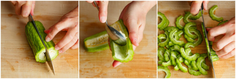 Stir-Fried Bitter Melon and Eggplant with Miso • Just One Cookbook