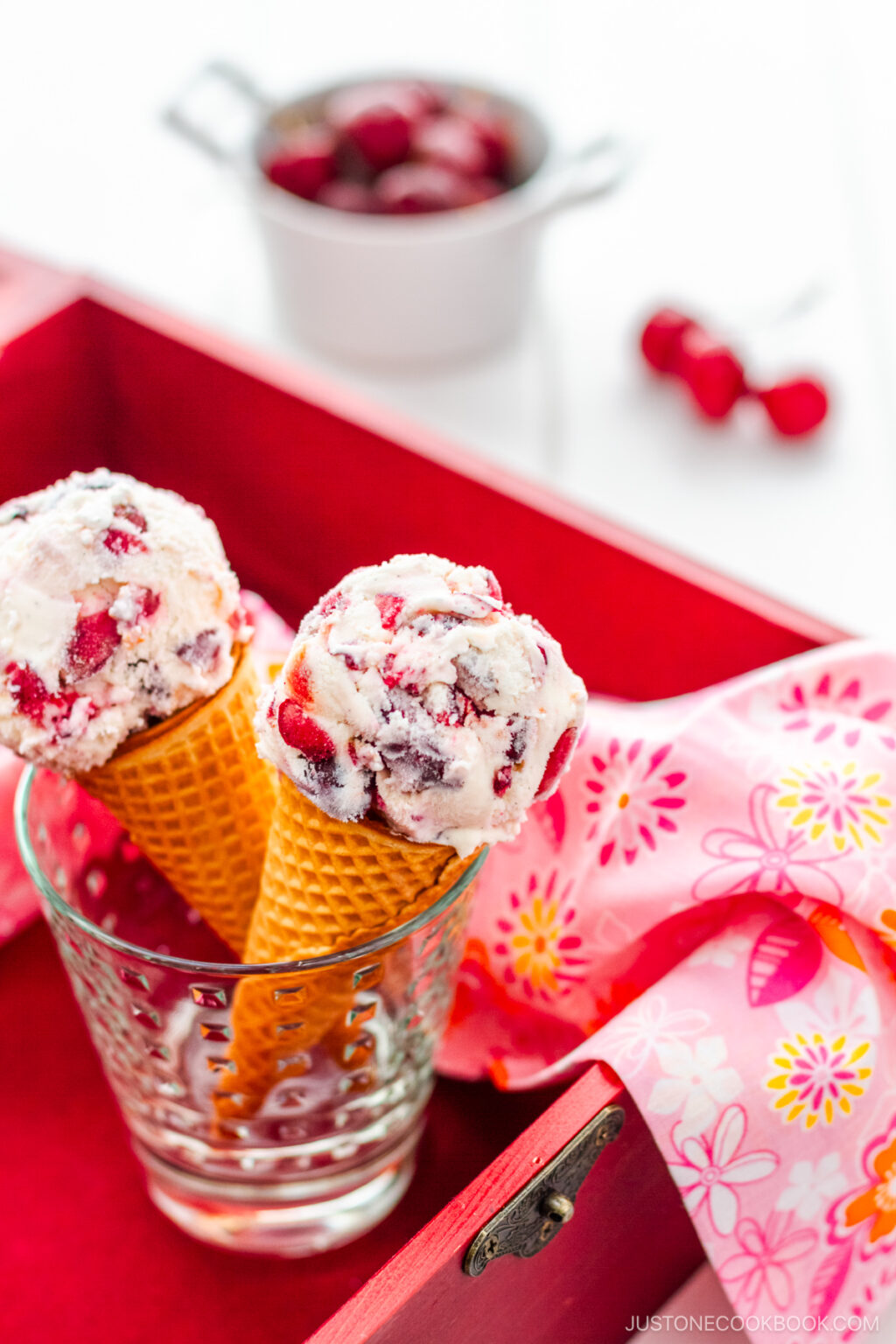 Cherry Ice Cream • Just One Cookbook