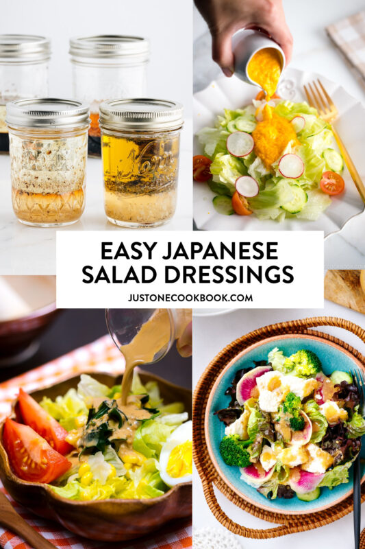 10 Easy Japanese Salad Dressings • Just One Cookbook
