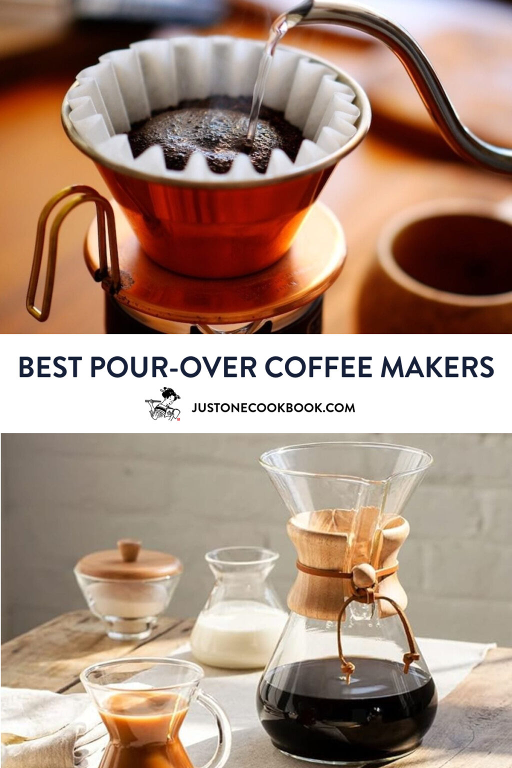 The 4 Best Pour-Over Coffee Makers of 2024 • Just One Cookbook