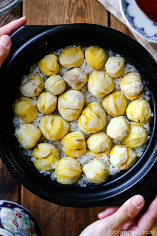 Chestnut Rice (Kuri Gohan) 栗ご飯 • Just One Cookbook