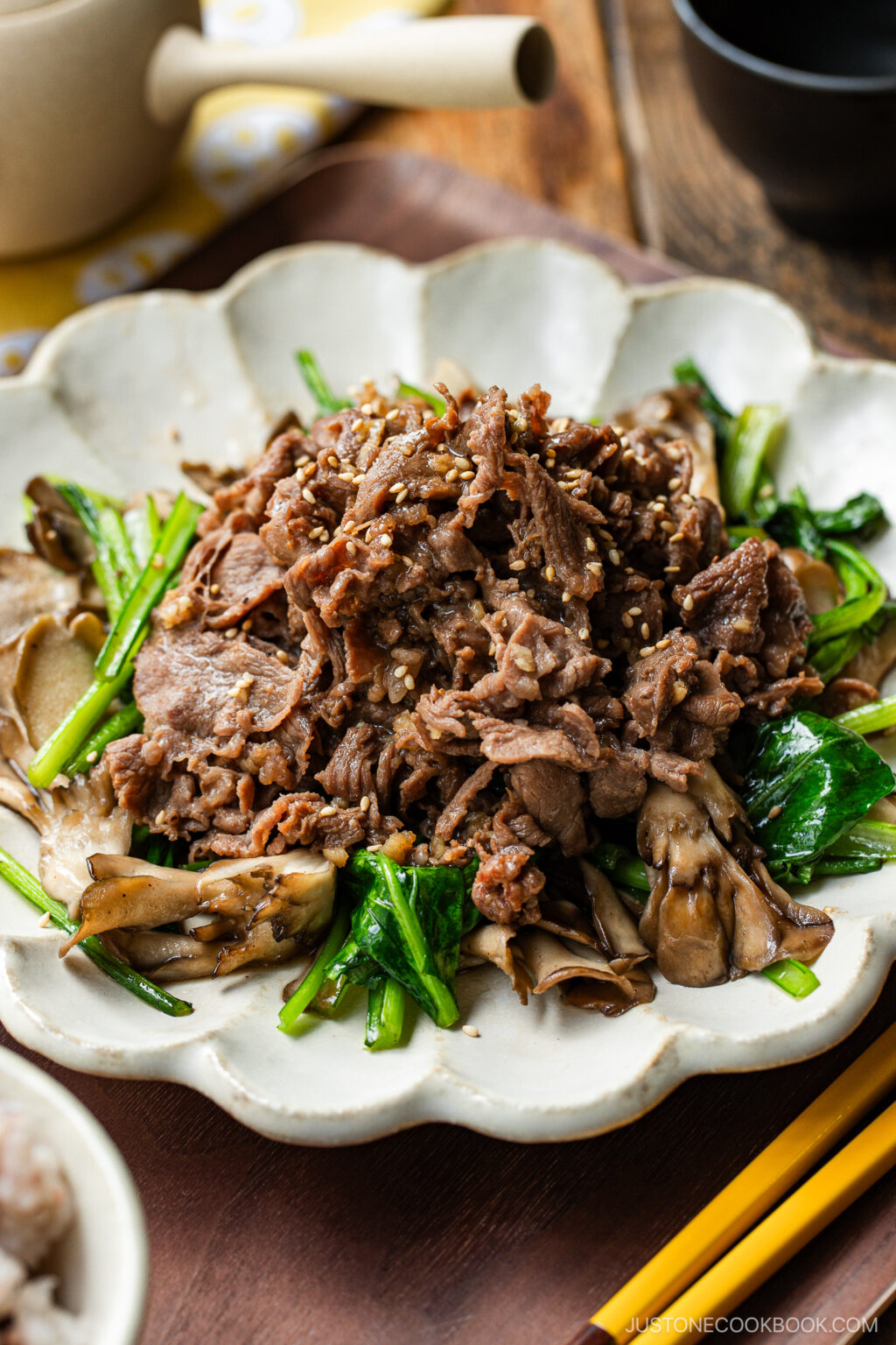Butter Ponzu Beef (Video) • Just One Cookbook