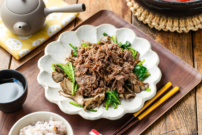 Butter Ponzu Beef (Video) • Just One Cookbook