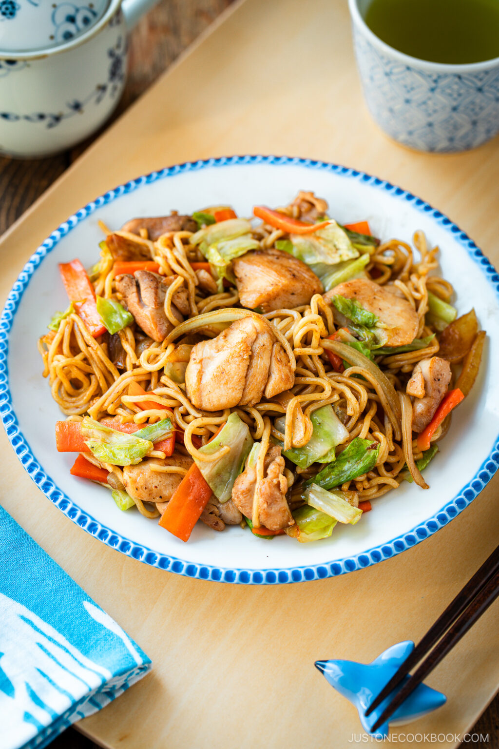 Easy Chicken Yakisoba チキン焼きそば • Just One Cookbook