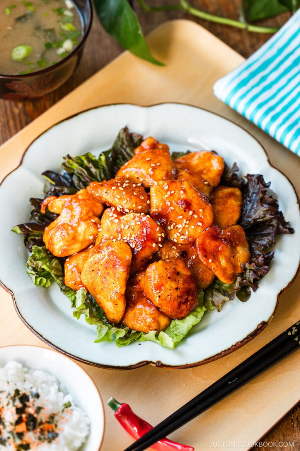 Honey Gochujang Chicken (Video) • Just One Cookbook