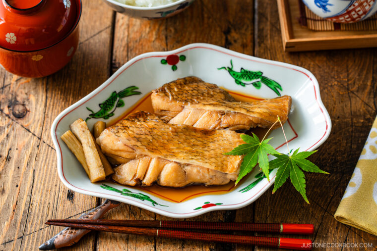 Nitsuke Recipe (Japanese Simmered Fish) • Just One Cookbook